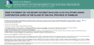Threat and Consequences of Mining in Sibuyan | Plastic Education