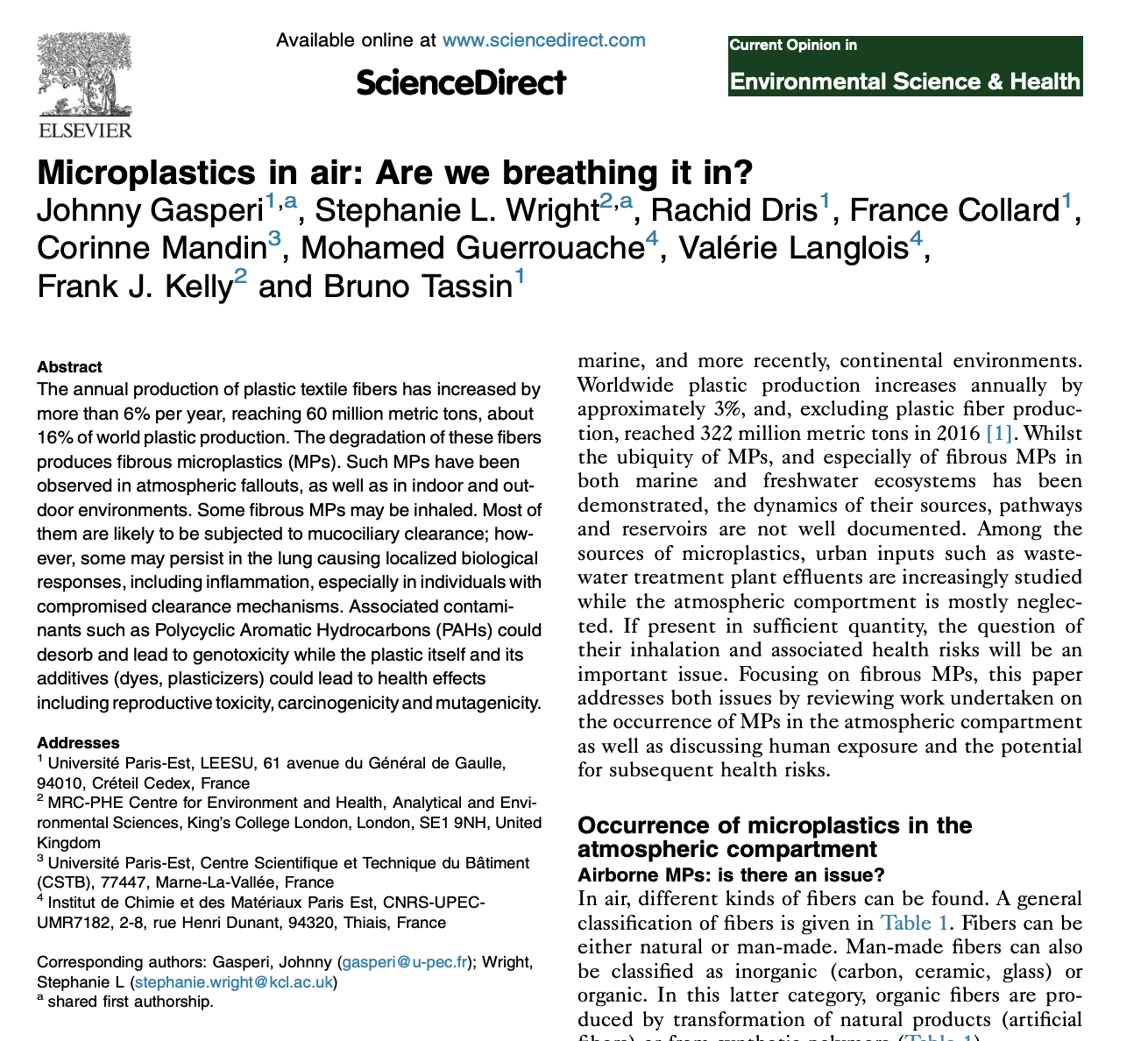 Microplastics in air: Are we breathing it in? - Plastic Education