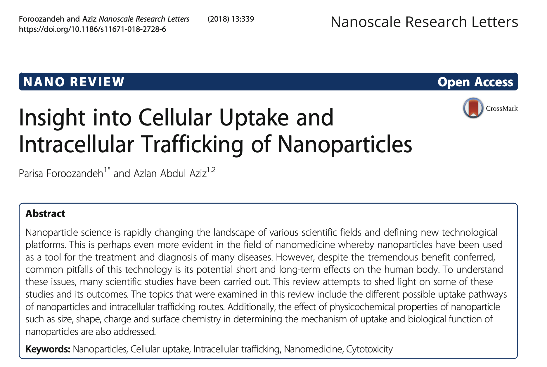 Cellular Uptake of Nanoparticles - Plastic Education